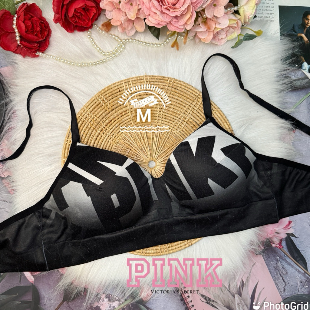 PINK Victoria’s Secret ใหม่มาก M 36B 34C 34D 36A ฟองกลาง สะอาด | Shopee ...