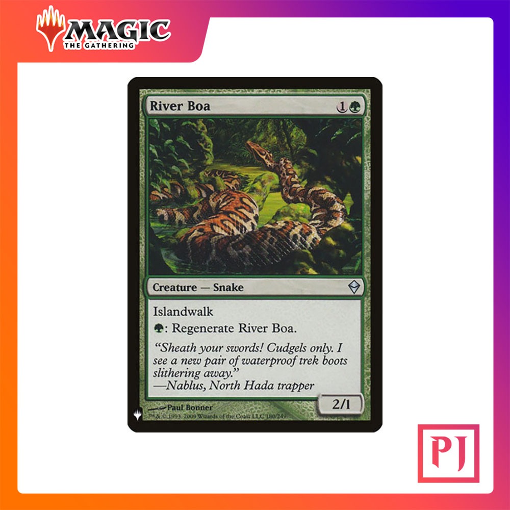 [MTG] River Boa [MB1] [GREEN] [UNCOM] [NORMAL] [ENG] (การ์ดเมจิค / Magic the Gathering) | Shopee ...
