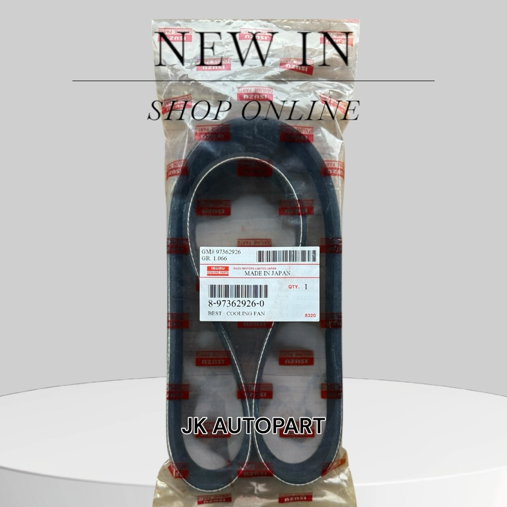 สายพานหน้าเครื่อง ISUZU D-MAX COMMONRAIL ปี2003-2011(2.5,3.0cc.4JK1,4JJ1) รหัส.8-97362926-0 ...