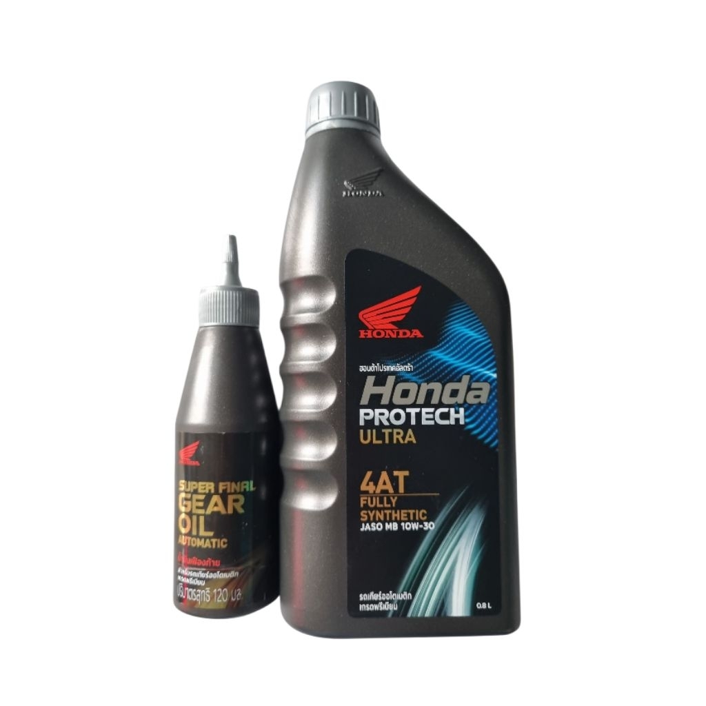 น้ำมันเครื่องสังเคราะห์ 100% HONDA PROTECH ULTRA 4AT สำหรับรถออโต้ ขนาด ...