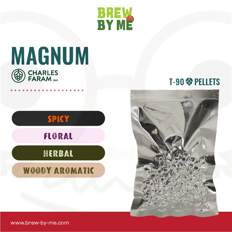 ฮอปส์ Magnum (GR) PELLET HOPS (T90) โดย CHARLES FARAM HOPS | ทำเบียร์ ...