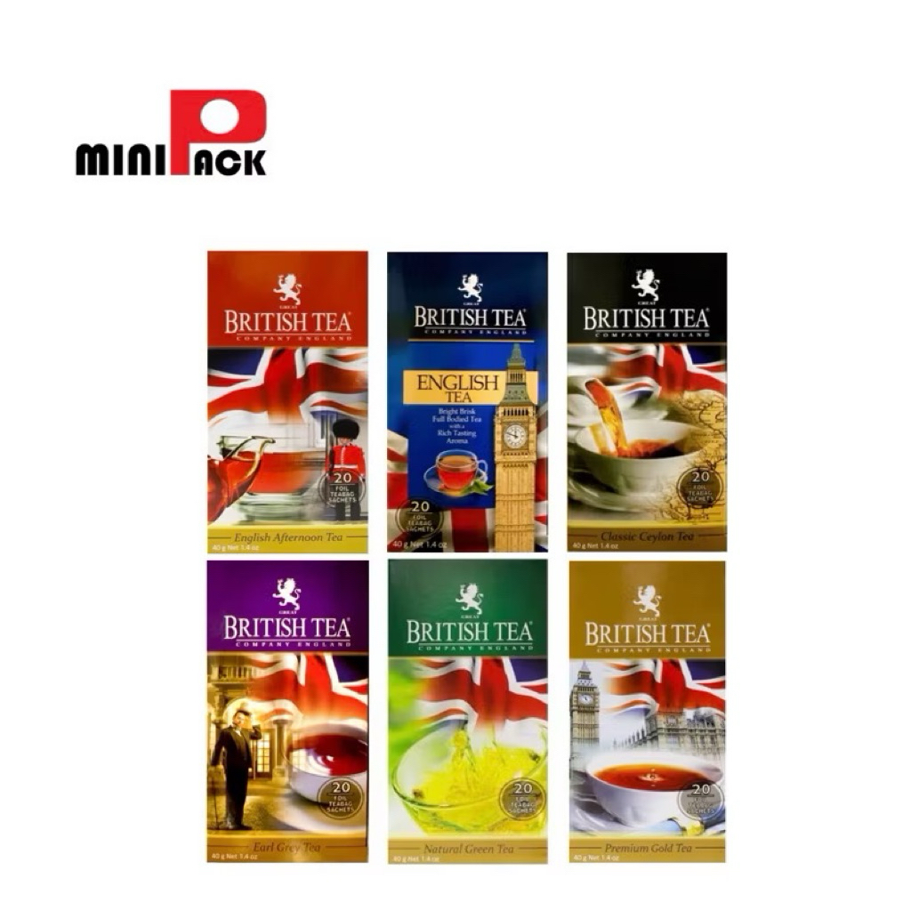 แบ่งขาย 1 ซอง GREAT BRITISH TEA ชา เกรท บริทิช ชนิด 2 กรัม | Shopee ...