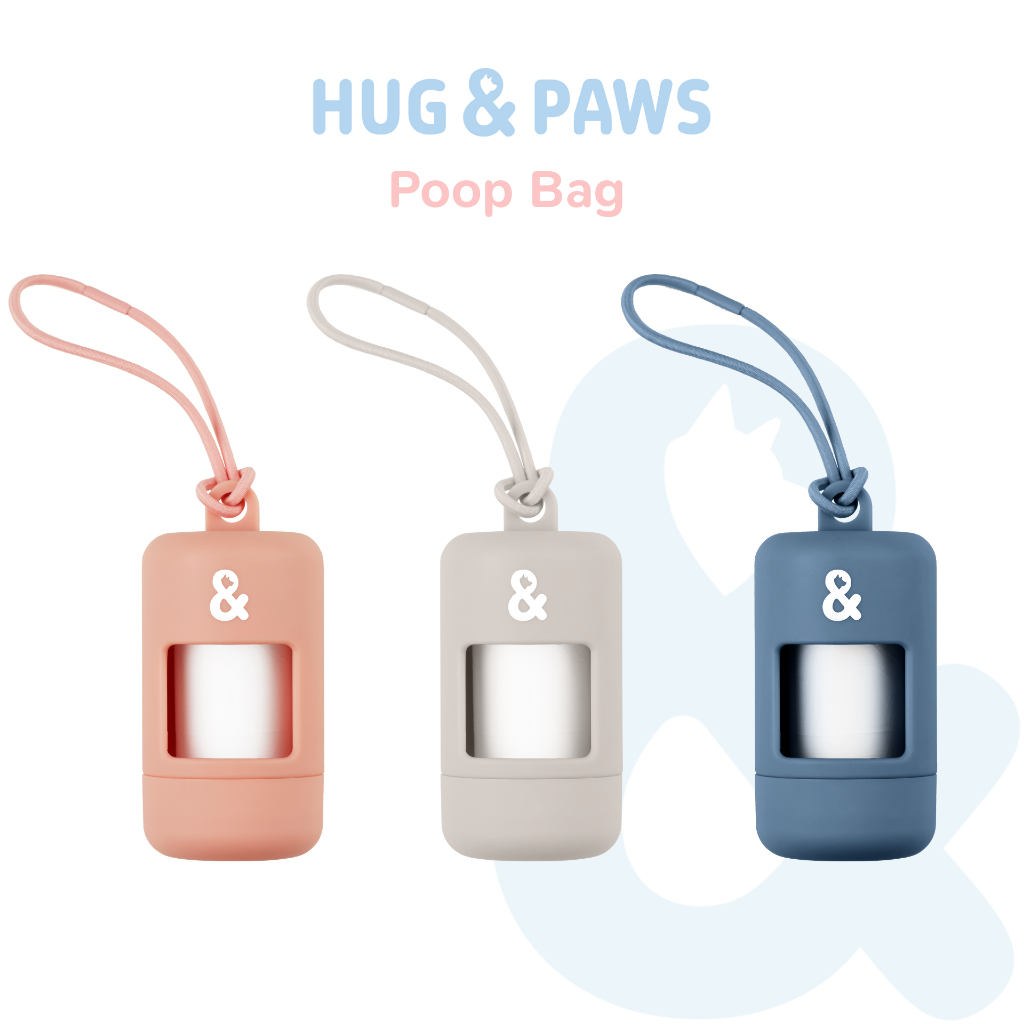 (พร้อมส่ง) Hug and Paws Poop Bag กระเป๋าเก็บอึสัตว์เลี้ยง | Shopee Thailand