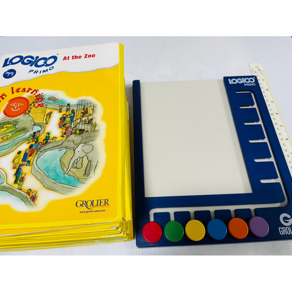 มือสอง สภาพดี กระดาน+กิจกรรม 20 เล่ม ครบ ชุดการเรียนรู้ LOGICO Primo ...