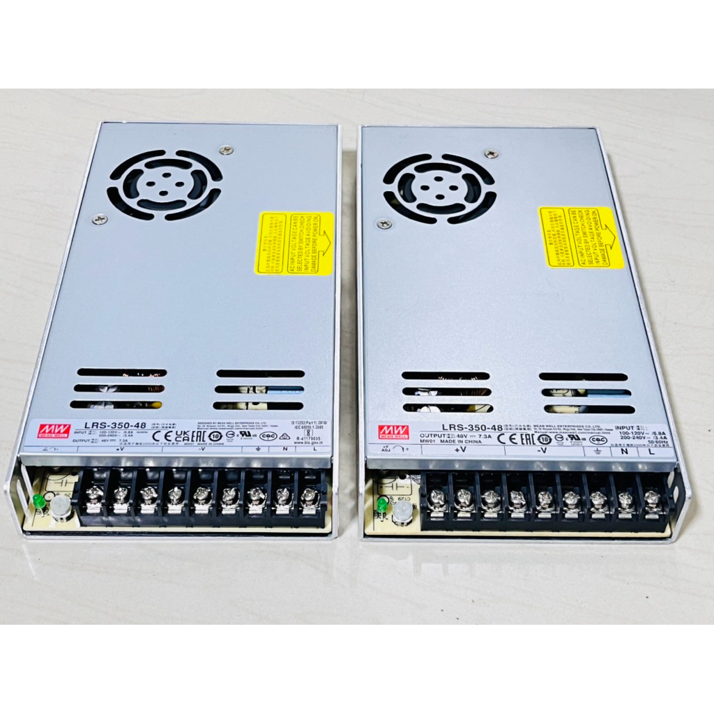 สวิทชิ่ง Power supply MEAN WELL MW LRS-350-48 รุ่น 48V 7.3A 350W จ่ายไฟได้ DC 48V 7.3A ปรับไฟ ...