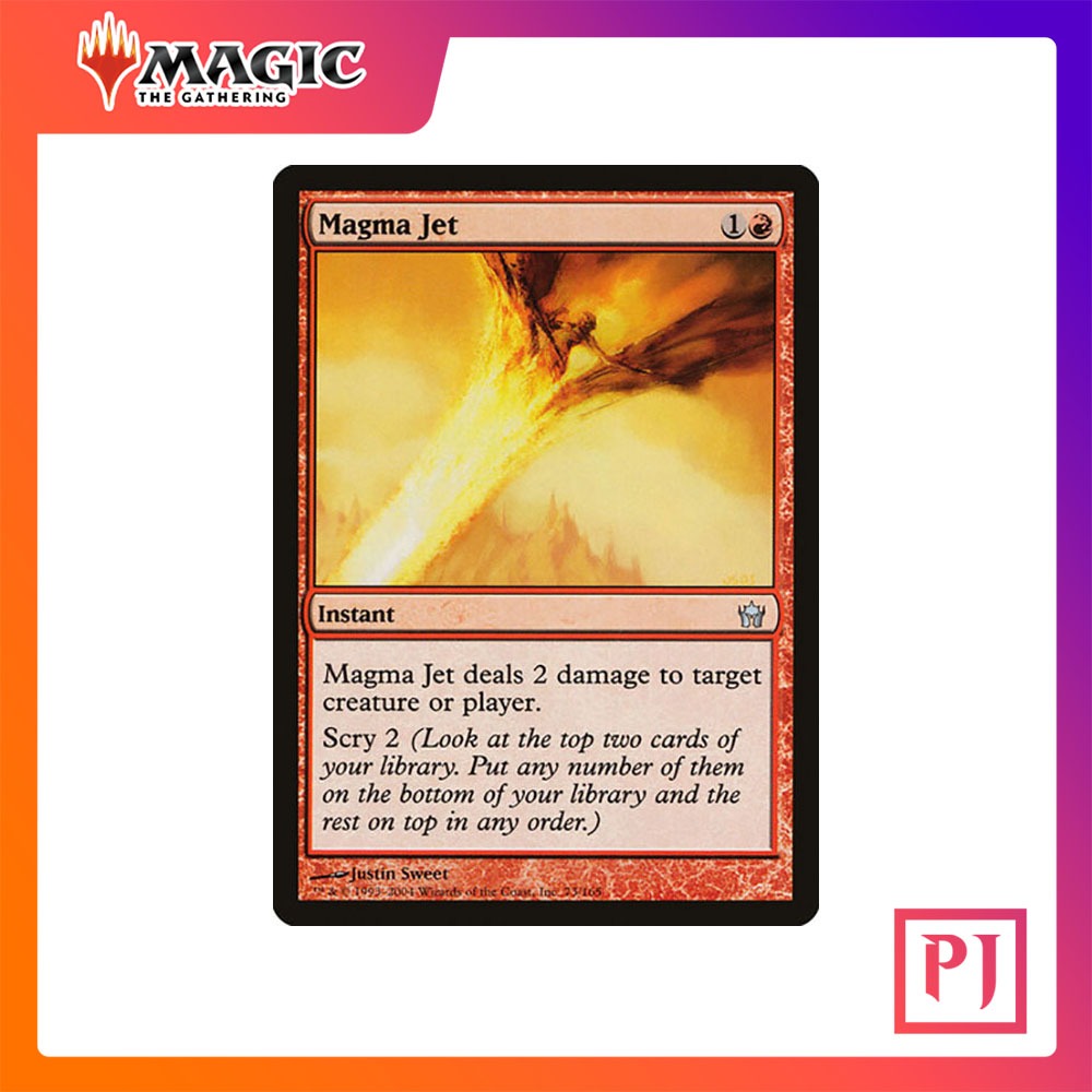 [MTG] Magma Jet [5DN] [RED] [COMMON] [NORMAL] [ENG] (การ์ดเมจิค / Magic ...