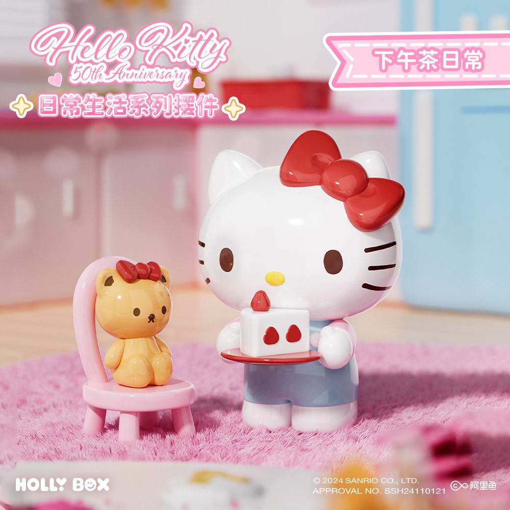 ซีรีส์ Blind Box Hello Kitty จาก Sanrio โมเดลของสะสม ฟิกเกอร์ตั้งโชว์ ...