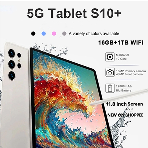 OPP0🔥2025【ใหม่】แท็บเล็ต S10 หน้าจอใหญ่HDปี ขนาด 11.8นิ้ว16GB+ROM 1TB ...
