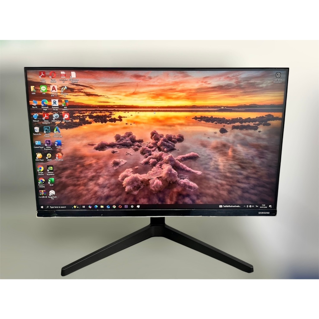 จอมอนิเตอร์มือสอง Samsung ขนาด 24 นิ้ว รุ่น F24T350FHE | Shopee Thailand