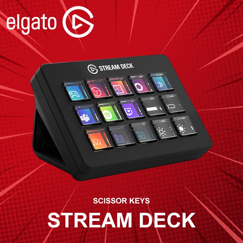 แผงแป้นพิเศษ Elgato รุ่น Stream Deck Scissor Keys ประกันศูนย์ 2 ปี ...