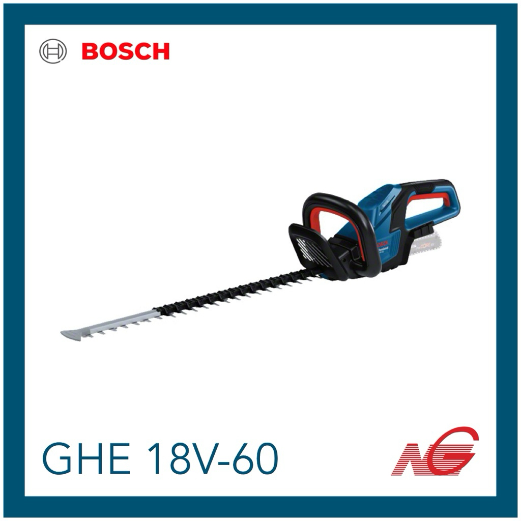 BOSCH บ๊อช เครื่องตัดแต่งพุ่มไม้ไร้สาย GHE 18V-60 PROFESSIONAL ...