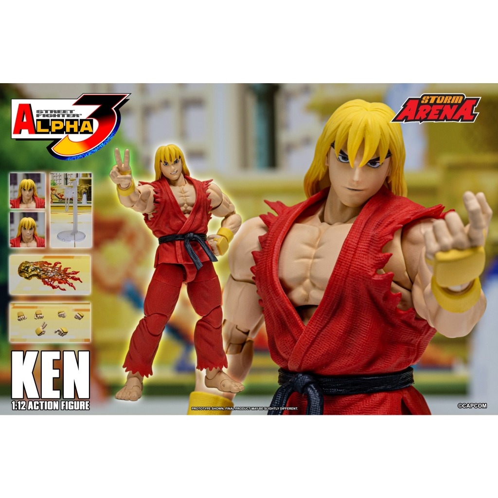 STORM ARENA 1/12 : KEN (STREET FIGHTER ALPHA 3) ของใหม่ พร้อมส่ง ...