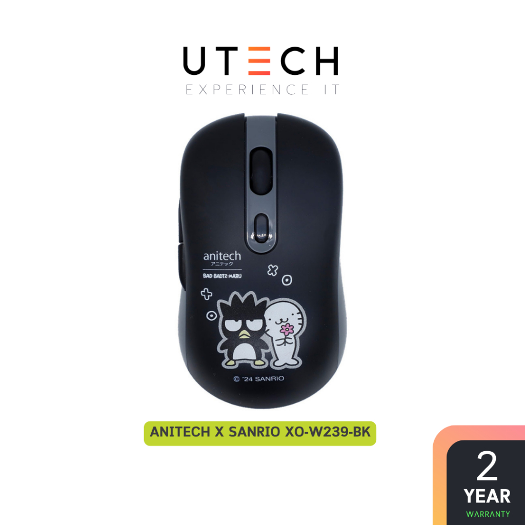 เมาส์ไร้สาย Anitech X Sanrio Dual Function By UTECH | Shopee Thailand