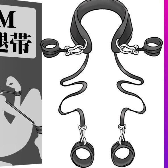 [พร้อมส่งค่ะ TH] SM props กุญแจมือมัดแยกขาแยกผลิตภัณฑ์ผู้หญิงผูกหมอน ...