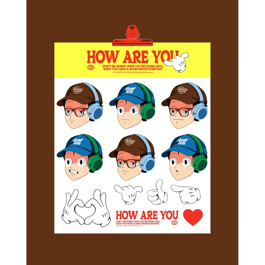 How are you Sticker สติ๊กเกอร์ PVC | Shopee Thailand