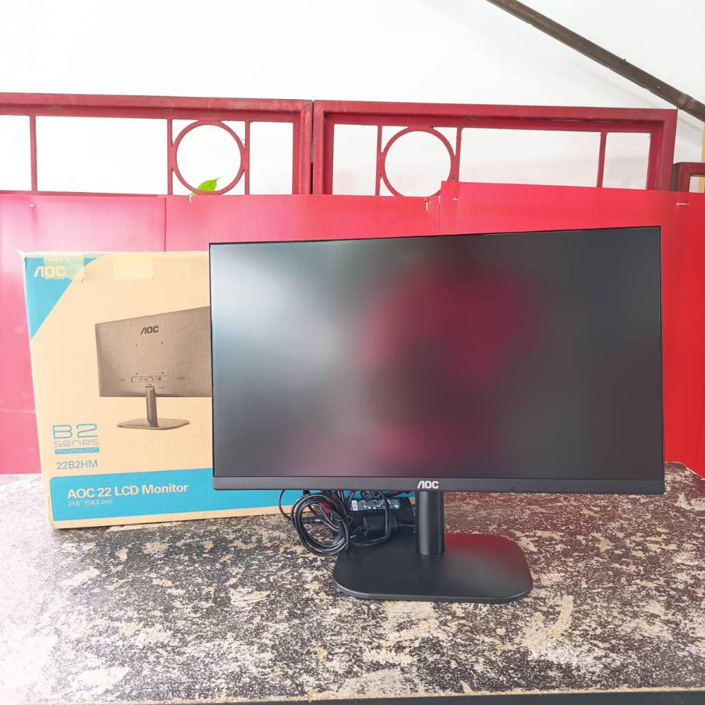 LED 21.5" AOC 22B2HM/67 VGA 75Hz VGA+HDMI ประกัน 2 เดือน | Shopee Thailand