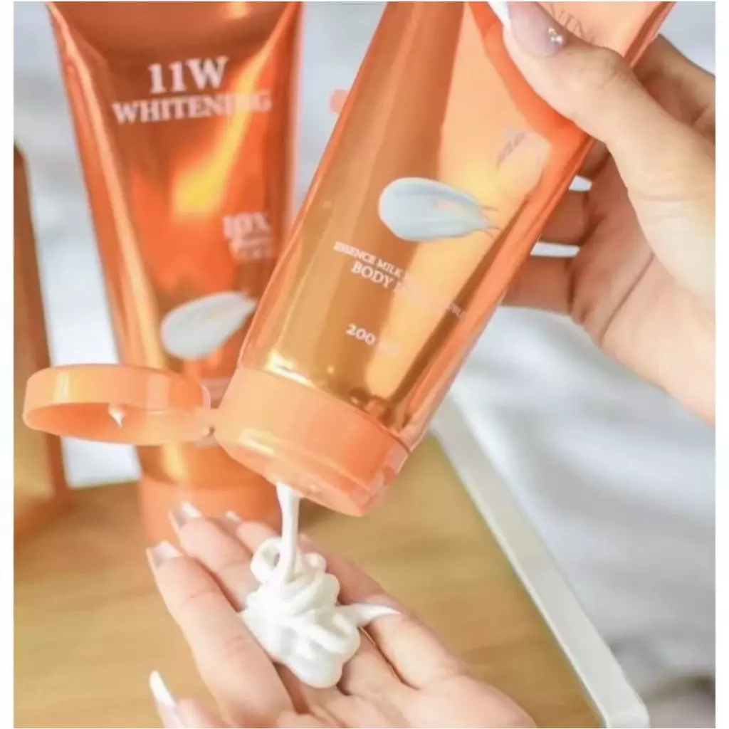 11W 1 หลอด (สติกเกอร์ใหม่ล่าสุด) Whitening body lotion โลชัน11W 200 ml ...