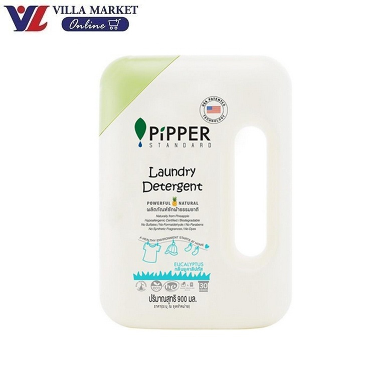 Pipper Standard Laundry Detergent Eucalyptus 900g กลิ่นยูคาลิปตัส ...