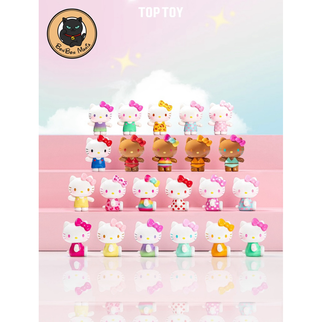 [แบบซองสุ่ม-แบ่งขายเลือกตัวได้]TOP TOY Hello Kitty Summer Rainbow Candy ...