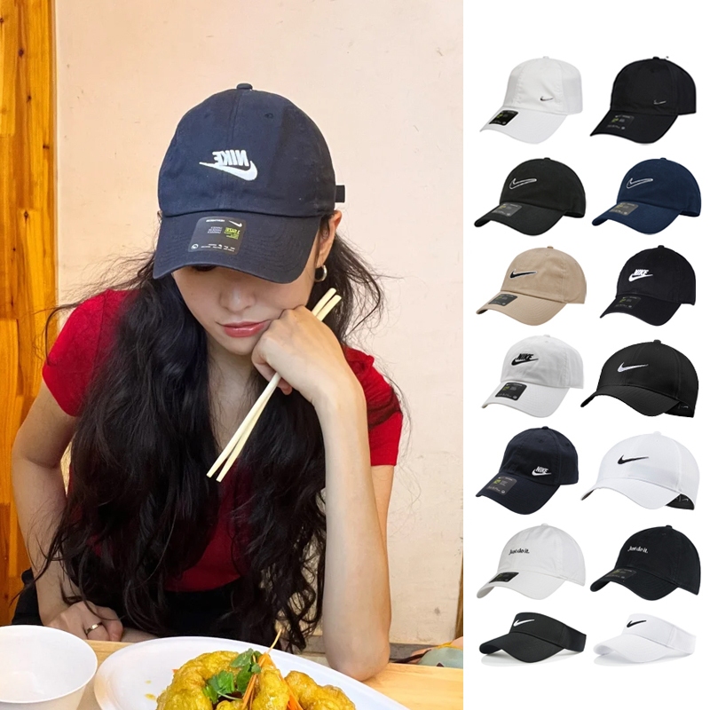 New หมวก NIKE Club แท้ Dri-FIT Club CAP FB5372-010/หมวกเบสบอล/หมวกแดด ...
