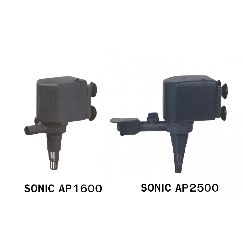ปั๊มน้ำพุ น้ำตก น้ำวน หินหมุน หรือตู้ปลา SONIC AP1600 / AP2500 | Shopee ...