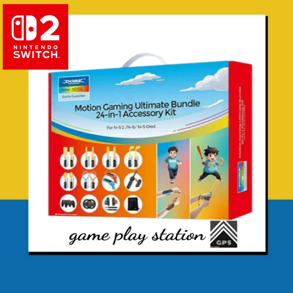 Ns2 nintendo switch 2 motion gaming ultimate bundle 24 in 1 accessory ...