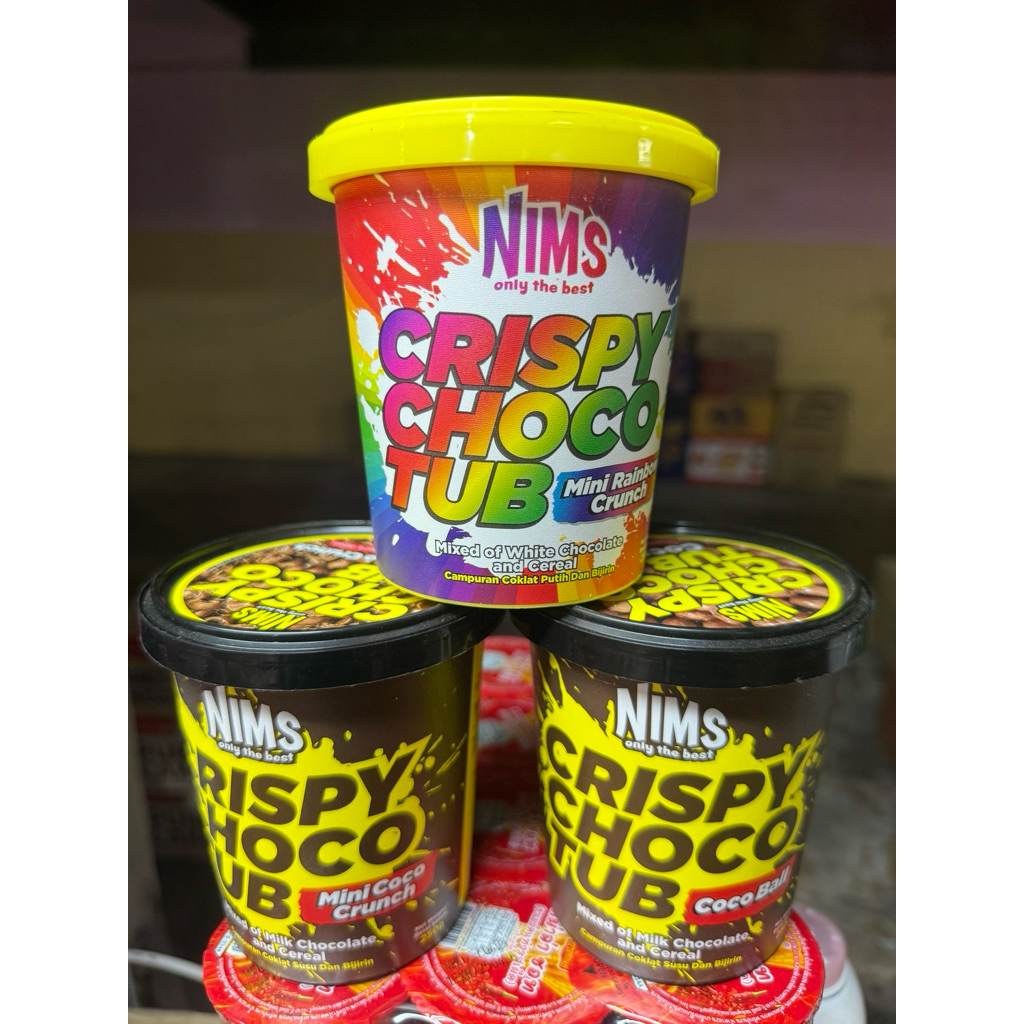 ขายส่งยกลัง) Nims crispy choco tube นำเข้ามาเลเซีย 250กรัม | Shopee Thailand