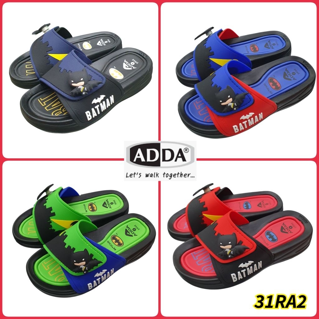 ADDA รุ่น 31RA2 รองเท้าแตะเด็ก BATMAN แบทแมน รองเท้าแตะสวม | Shopee ...