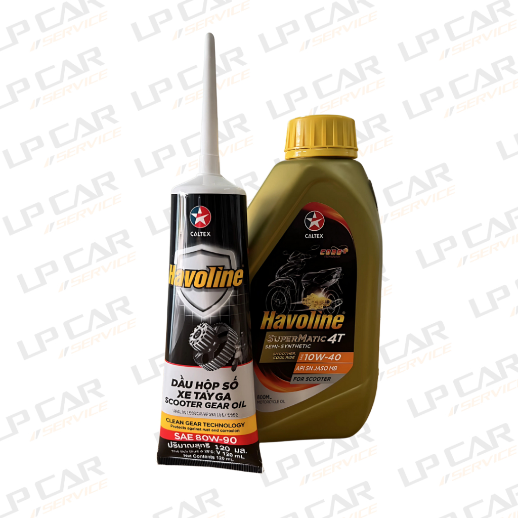 Havoline SuperMatic 4T 10W-40 น้ำมันเครื่องสำหรับมอเตอร์ไซค์ออโตเมติก ...
