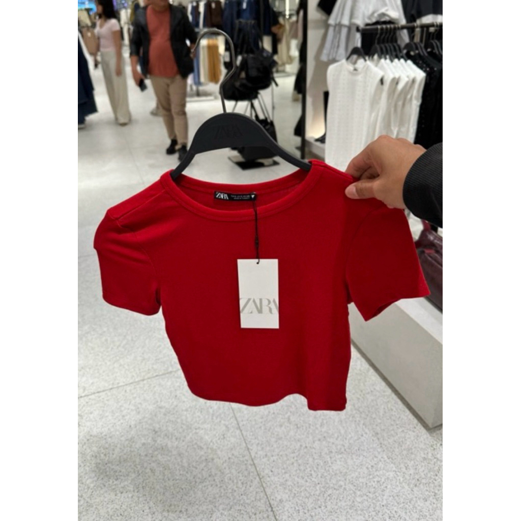 เสื้อ cop zara ของแท้ size m | Shopee Thailand