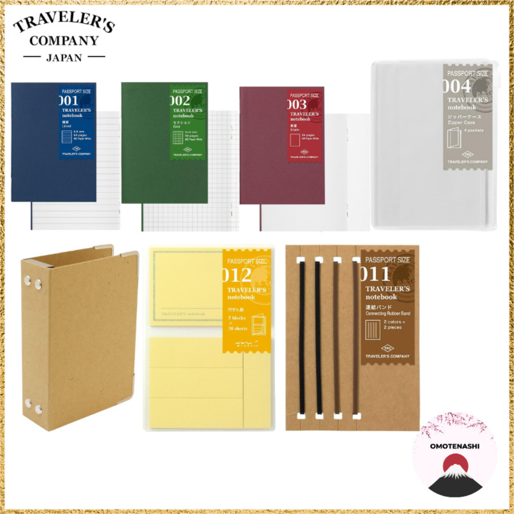 Traveler's Notebook Refill Pack - Passport Size (2-3 Pack Options ...