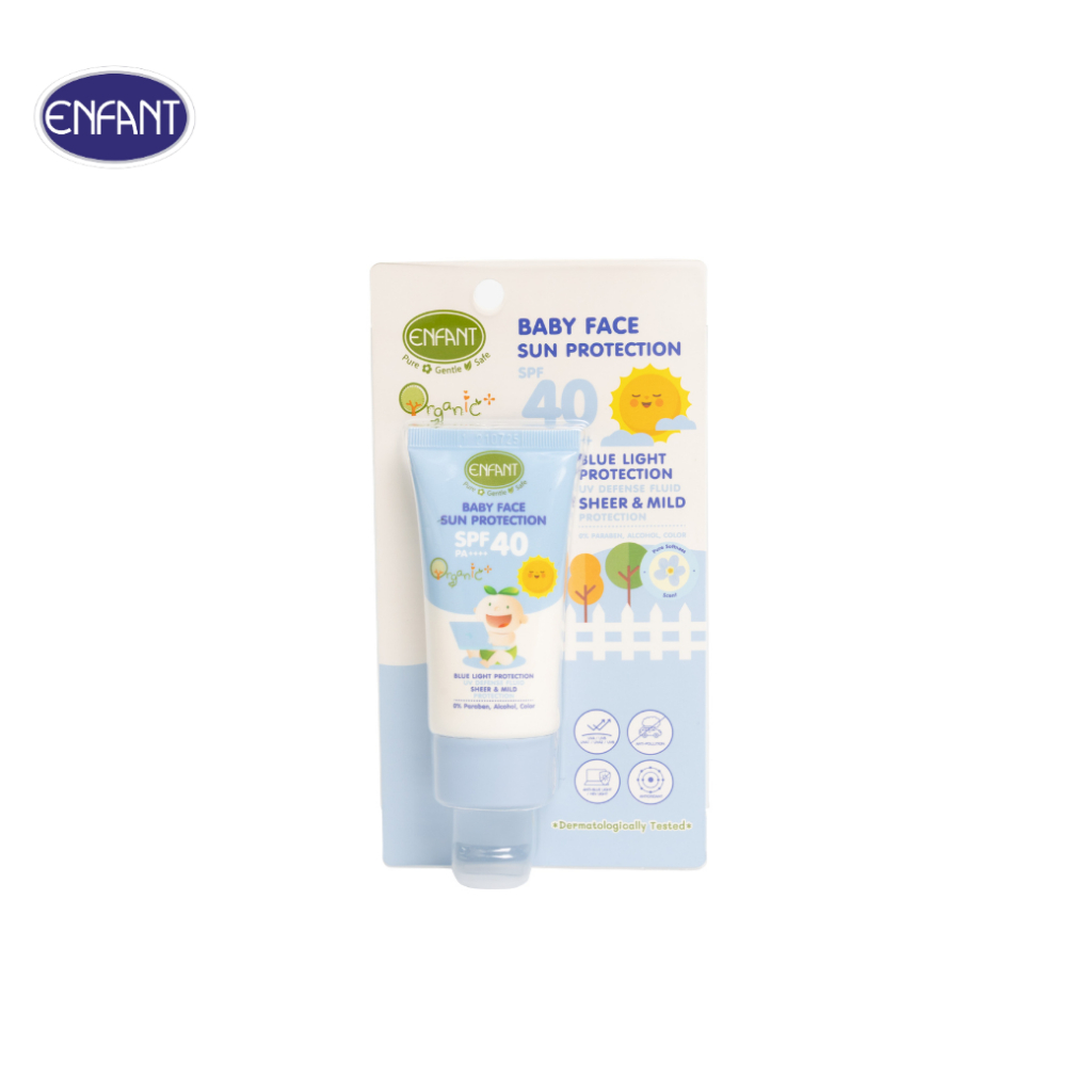ENFANT (อองฟองต์) Baby Face Sun Protection SPF40 PA++++ โลชั่นกันแดด ...