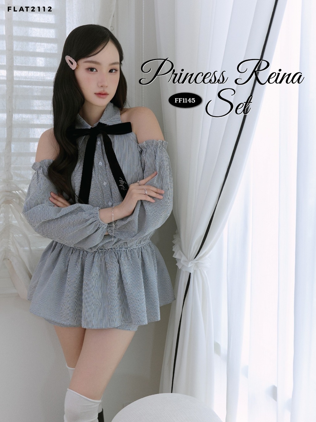 FLAT2112 : PRINCESS REINA SET งานเซ็ตสุดปัง งานเซ็ตใส่เที่ยว เเมทซ์ได้ ...
