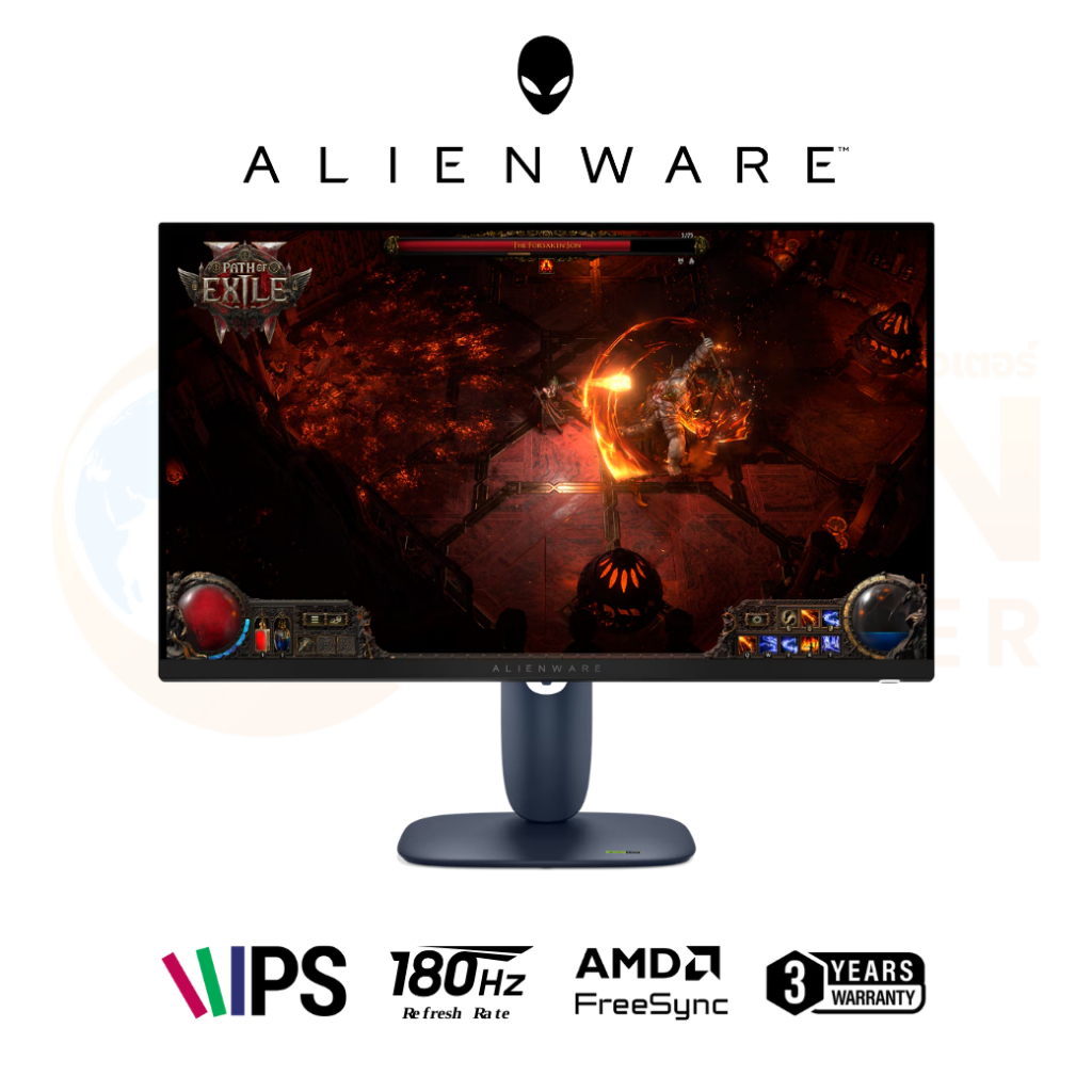 DELL MONITOR (จอมอนิเตอร์) ALIENWARE AW2725DM 27" IPS 180Hz - 3 YEAR ...