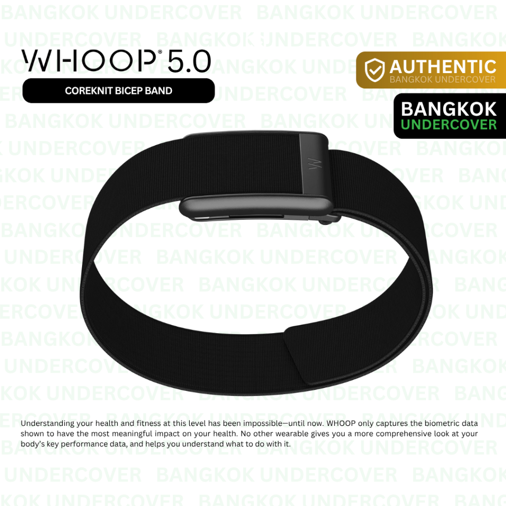 WHOOP 5.0 & MG CoreKnit Bicep Band สายรัดต้นแขน สำหรับ WHOOP 5.0 & MG ...