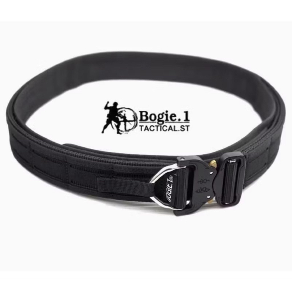 เข็มขัด PD23 Tactical belt 2ชั้น Bogie1 (แบบมีห่วง) S/M/L/XL เส้นนอกกว้าง1.75“ เส้นในกว้าง1.50 ...