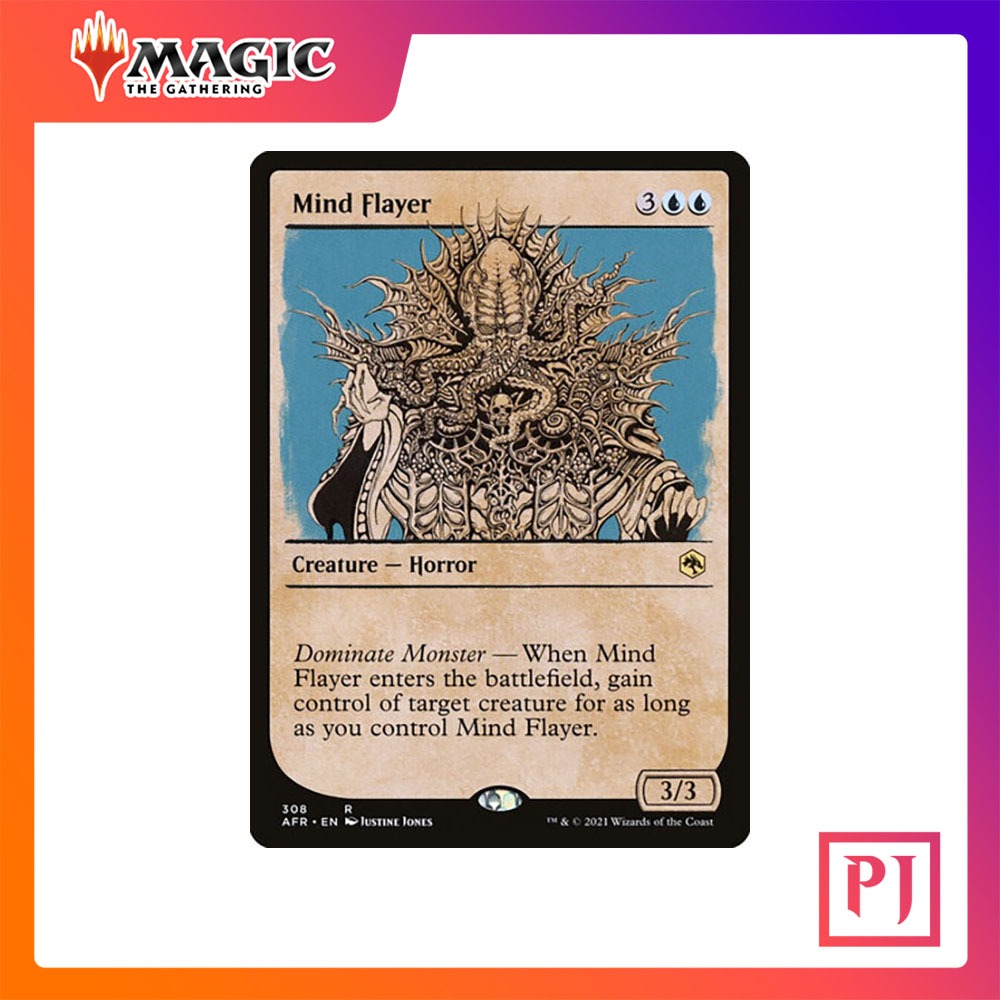 [MTG] Mind Flayer (Showcase) [AFR] [BLUE] [RARE] [NORMAL] [ENG] (การ์ด ...
