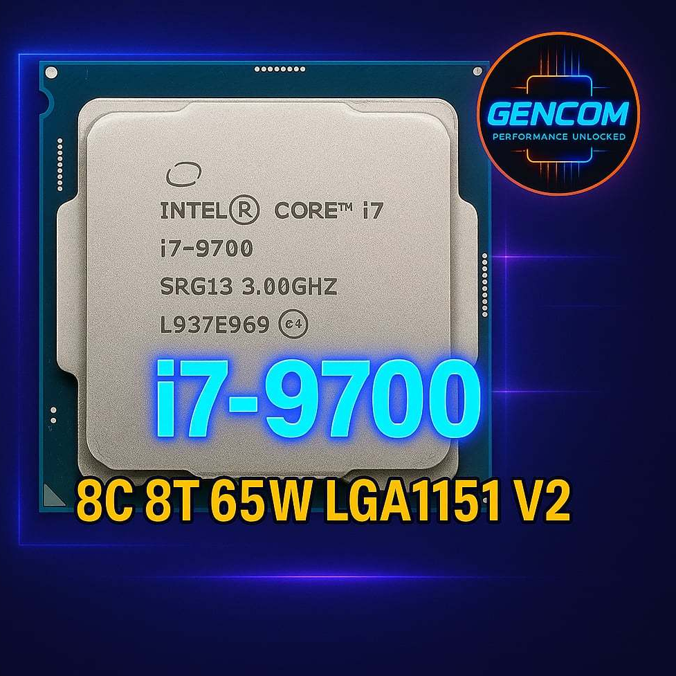 ซีพียู CPU i7-9700 3.0Ghz / Turbo 4.7Ghz/ 8คอร์ 8เทรด / 65W / 14nm ฟรี ...