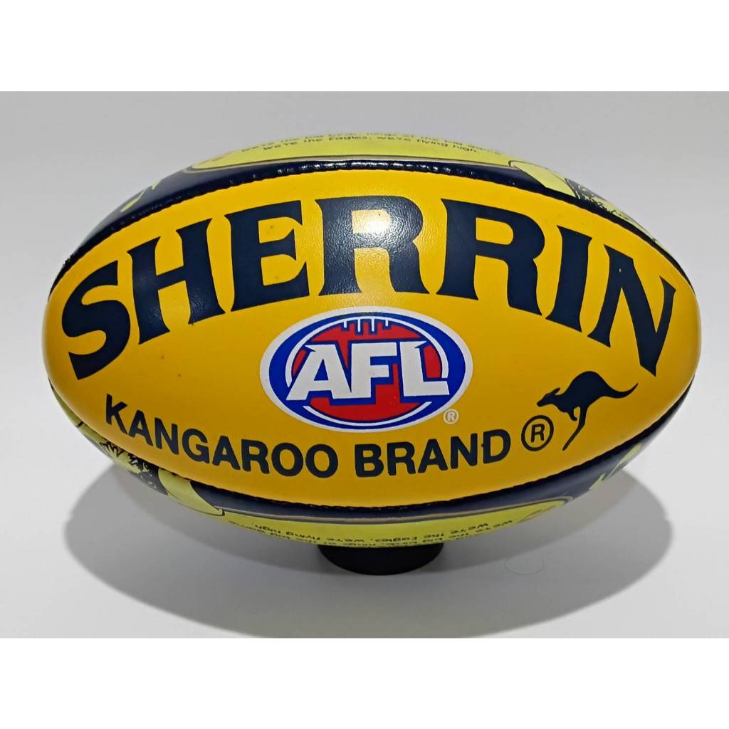 ลูกรักบี้ฟุตบอล SHERRIN AFL West Coast Eagles Club Kangaroo Brands ...