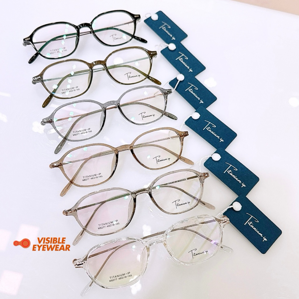 M8277 Titanium IP วัสดุเบาเหมาะสำหรับทำสายตา สั่งทำสายตาได้ | Shopee ...