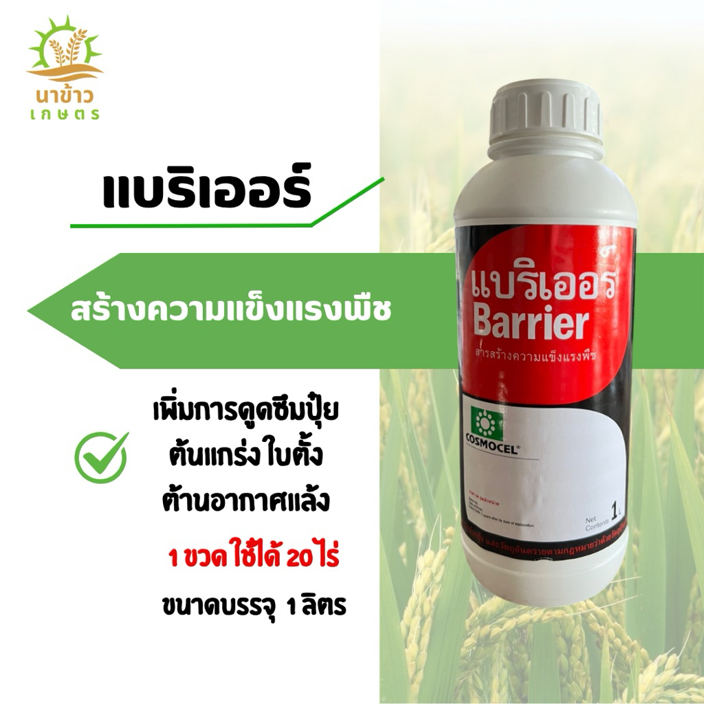 แบริเอร์ แคลเซียม-ซิลิกอน (Cosmocel) ขนาด 1 ลิตร สร้างความแข็งแรงให้พืช ...