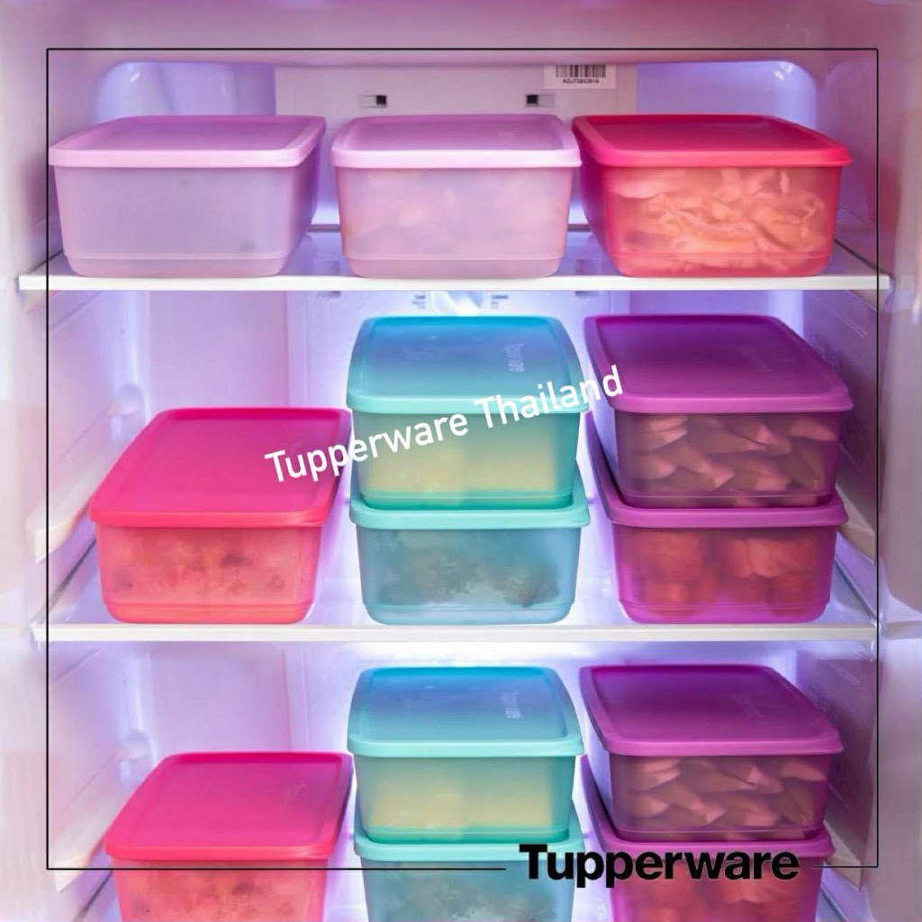 Tupperware รุ่น So Fresh Square 650ml. (เลือกสี) | Shopee Thailand