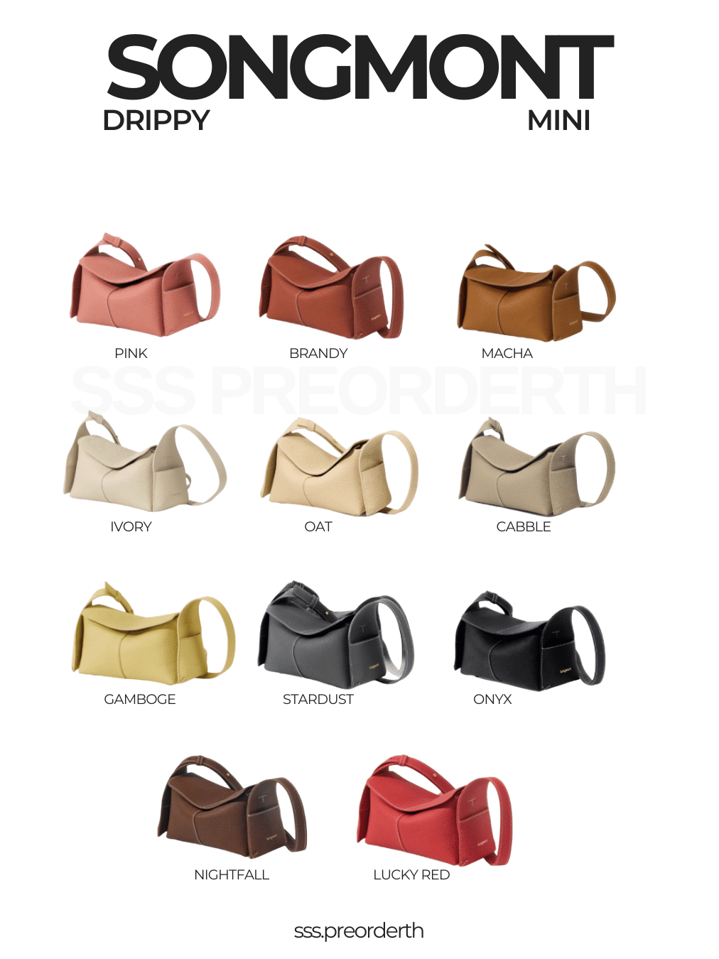 ⚡️ส่งไว พร้อมส่งจากไทย SONGMONT Drippy Mini Bag ของแท้จากแบรนด์ ...