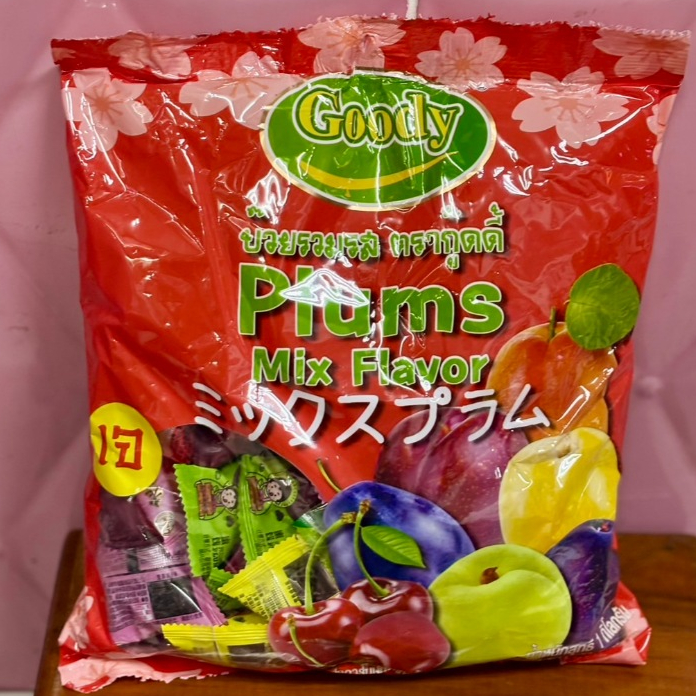 [ ถุง 1 kg ] บ๊วยรวมรส ลูกพลัมแช่อิ่มรวมรส เกรดA ลูกใหญ่ อร่อยมาก ราคา ...