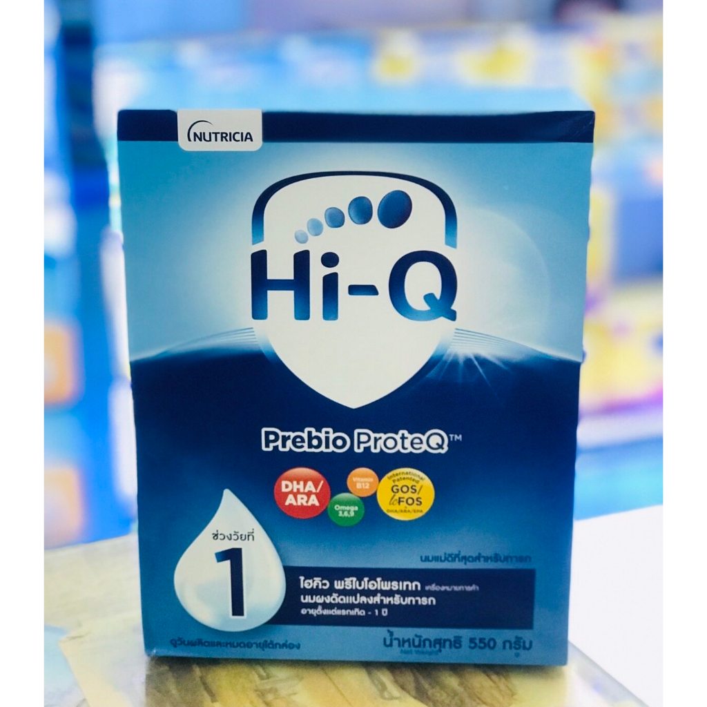 HI-Q PREBIO PROTEQ (0-1ปี) สูตร1 550G. ไฮคิว เปปติ พรีไบโอโพรเทค(นมสูตร ...