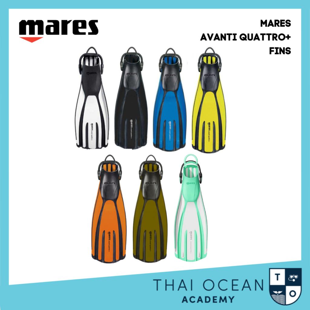 🐟 Mares Avanti Quattro+ Fins ฟินดำน้ำลึก 🐟 | Shopee Thailand