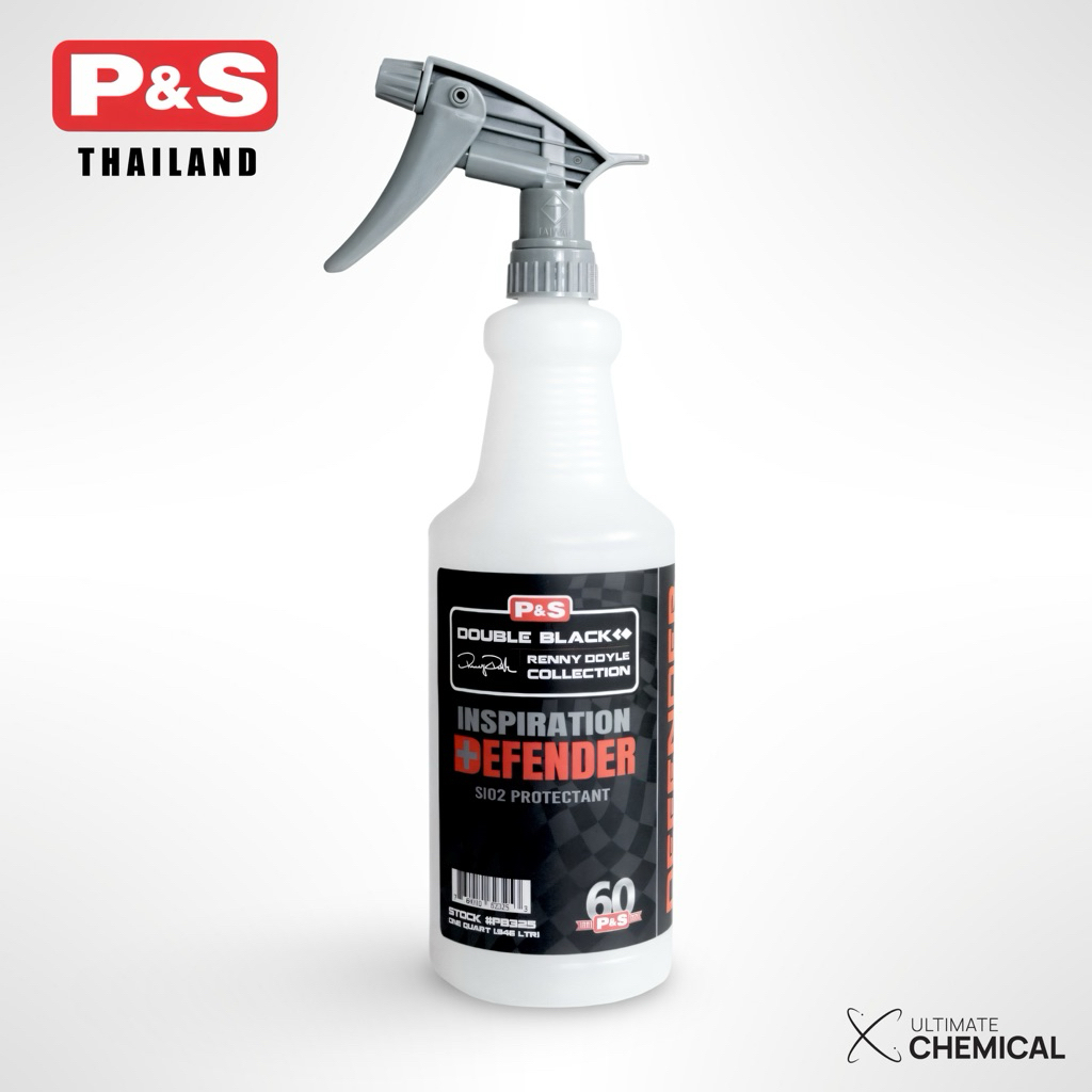 P&S Inspiration Defender Empty Spray Bottle 32oz ขวดทนเคมีพร้อมหัว ...