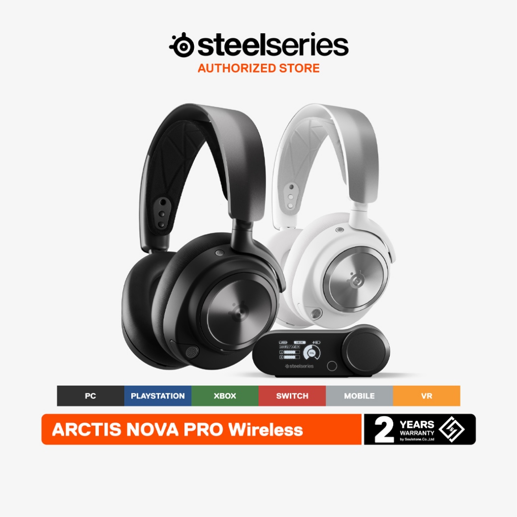 SteelSeries Arctis Nova Pro Wireless Gaming Audio with Active Noise ...