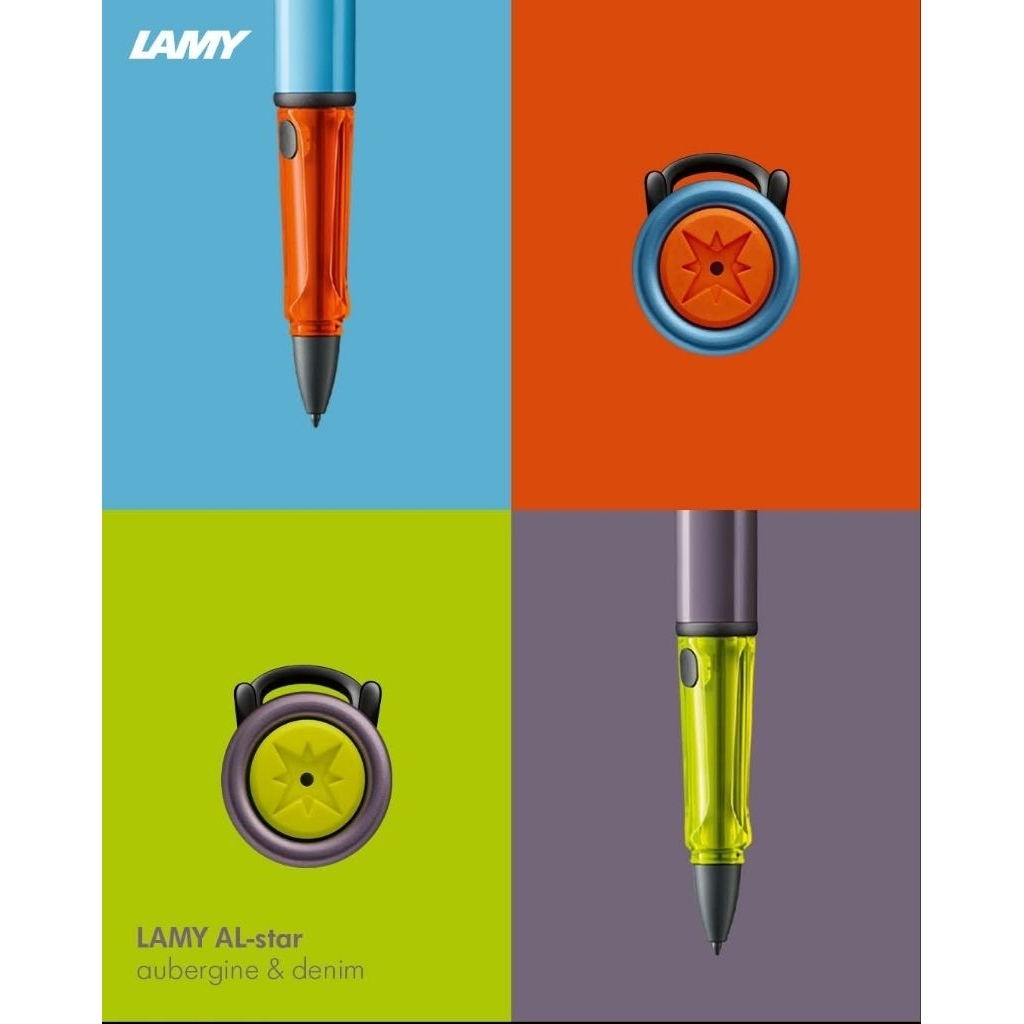 [พร้อมส่ง] *รุ่นใหม่สีฟ้า ม่วง เข้าแล้ว* Lamy Al-Star EMR(LAMY S-PEN ...