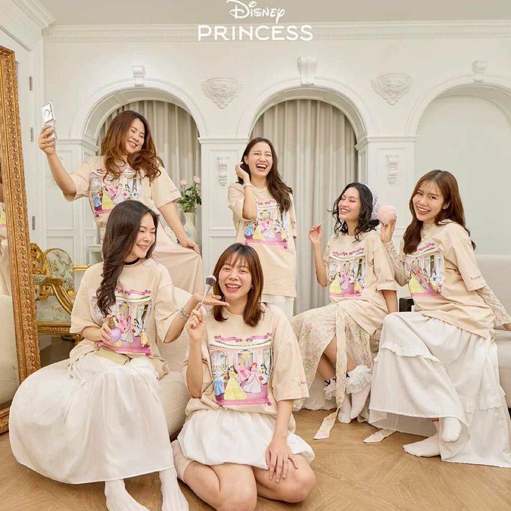 เสื้อยืด Hometomyheart x Disney เจ้าหญิง เจ้าชาย | Shopee Thailand